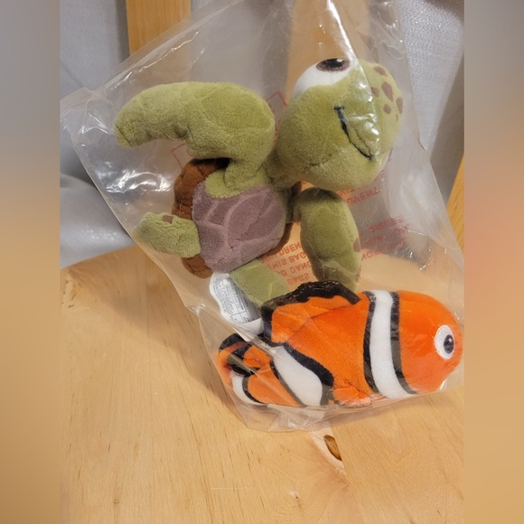 Disney | Toys | Vtg Finding Nemo Squirt Nemo Plush Toys Stuffed Disney ...
